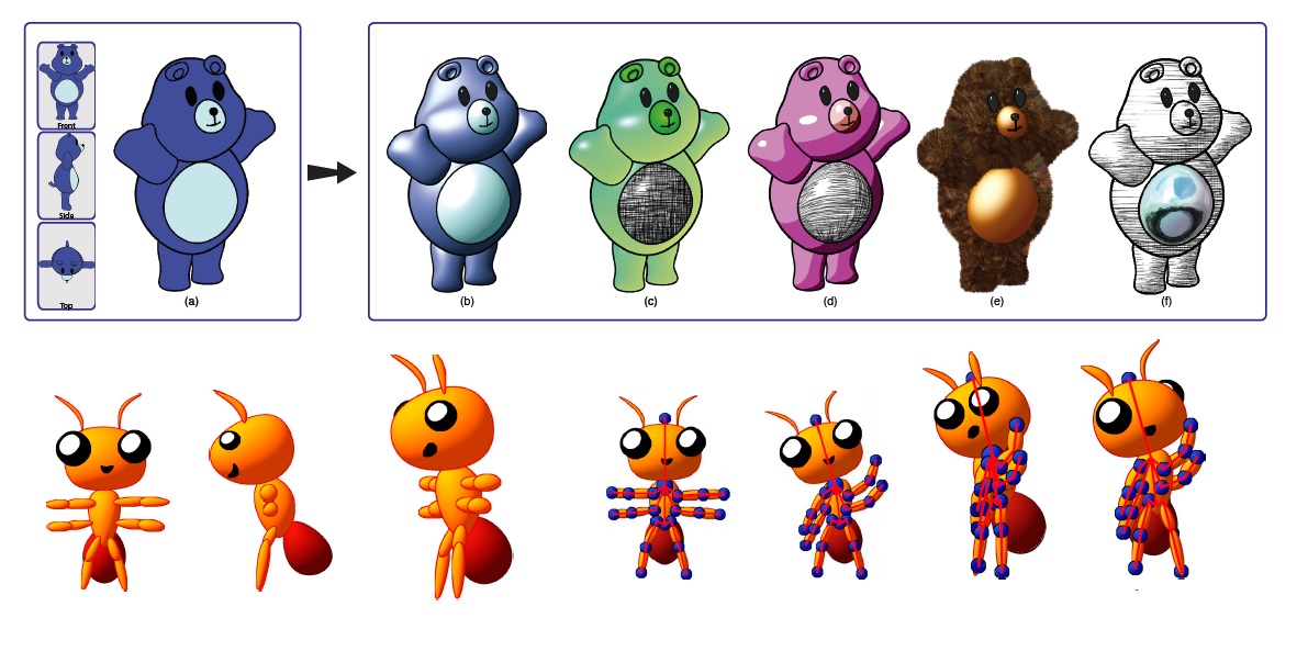 2.5D Cartoon Model. | Bruno Marques